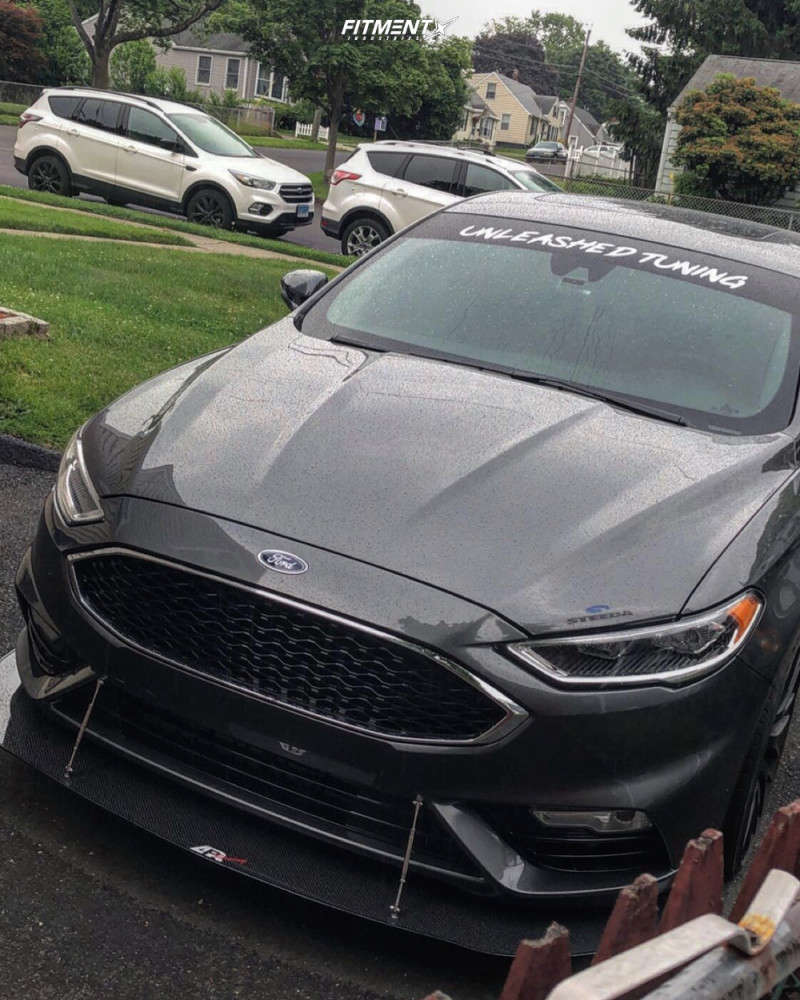 2018 Ford Fusion Sport with 20x8.5 Drag Dr69 and Michelin 235x40 on ...
