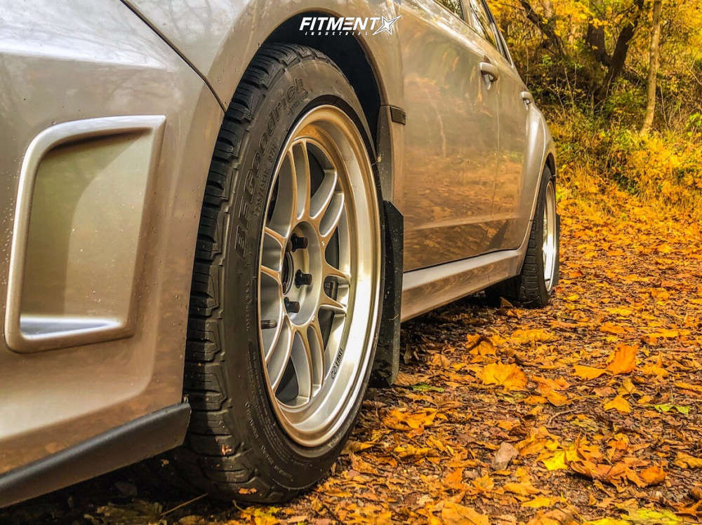 2012 Subaru WRX Base with 17x9 Enkei RPF1 and BFGoodrich 235x45 on Stock Suspension | 828044 ...