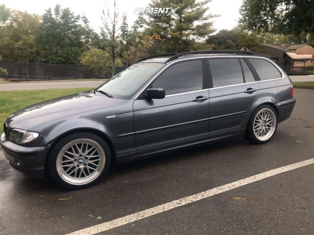 2003 BMW 325i Base with 18x8 JNC JNC005 and Michelin 225x40 on Stock ...