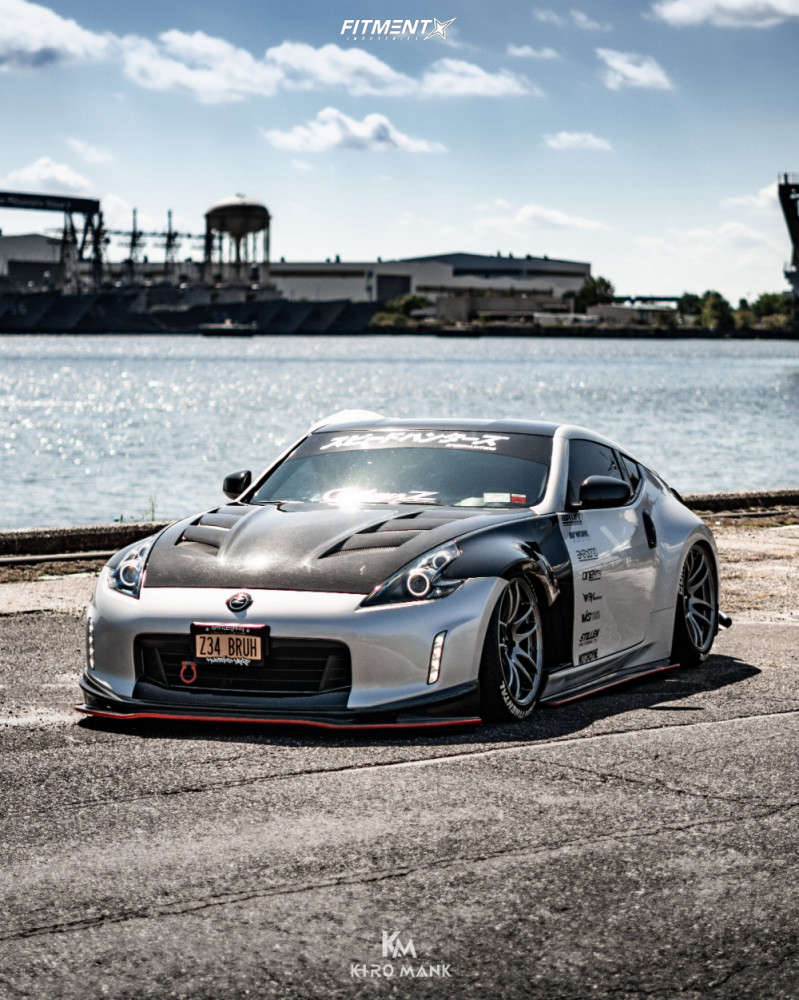 2016 Nissan 370Z Touring with 19x9.5 Work Emotion CR Kiwami and ...