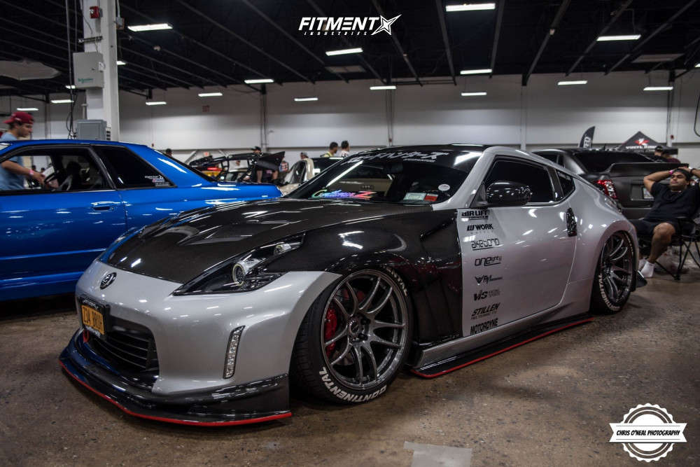 2016 Nissan 370Z Touring with 19x9.5 Work Emotion CR Kiwami and ...