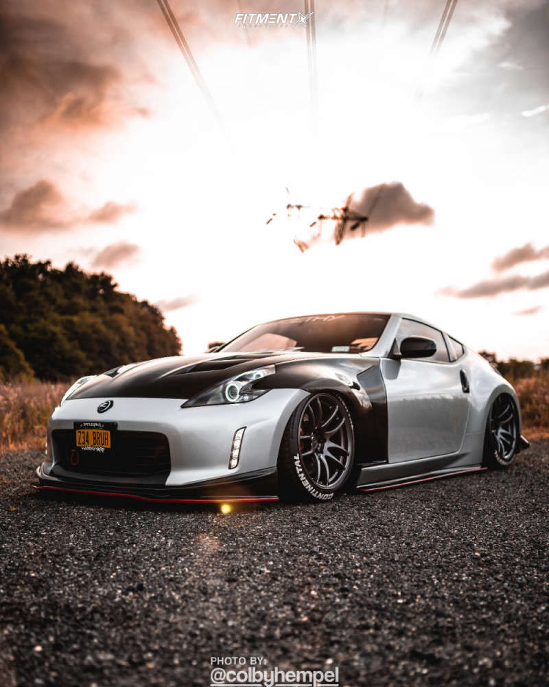 2016 Nissan 370Z Touring with 19x9.5 Work Emotion CR Kiwami and ...