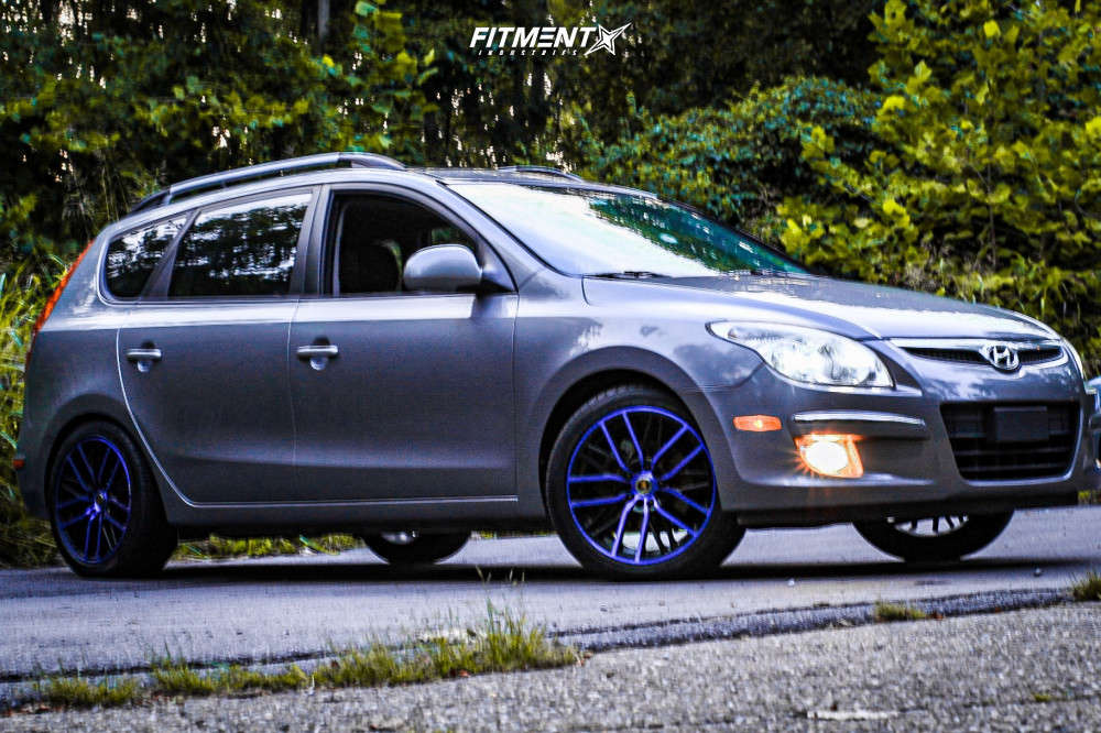 2012 Hyundai Elantra Touring GLS with 18x8 Revolution Racing Rr07 and ...