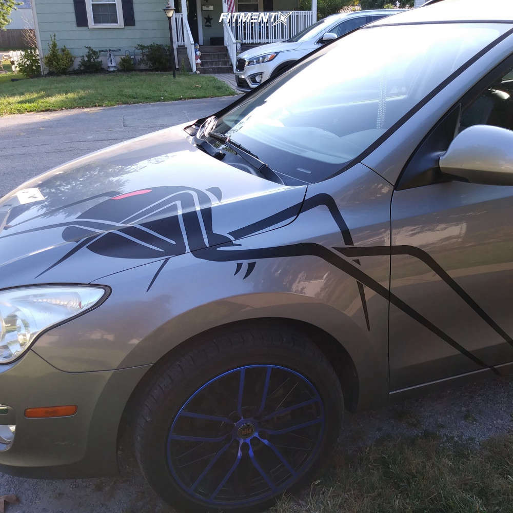 2012 Hyundai Elantra Touring GLS with 18x8 Revolution Racing Rr07 and ...