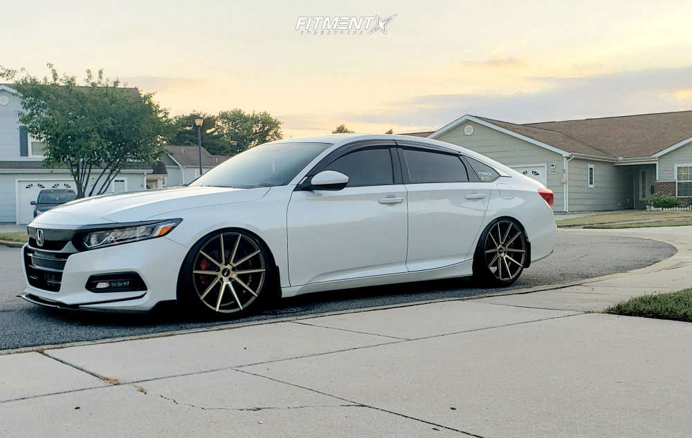 2018 Honda Accord Sport with 20x10 F1R F27 and Toyo Tires 245x35 on ...