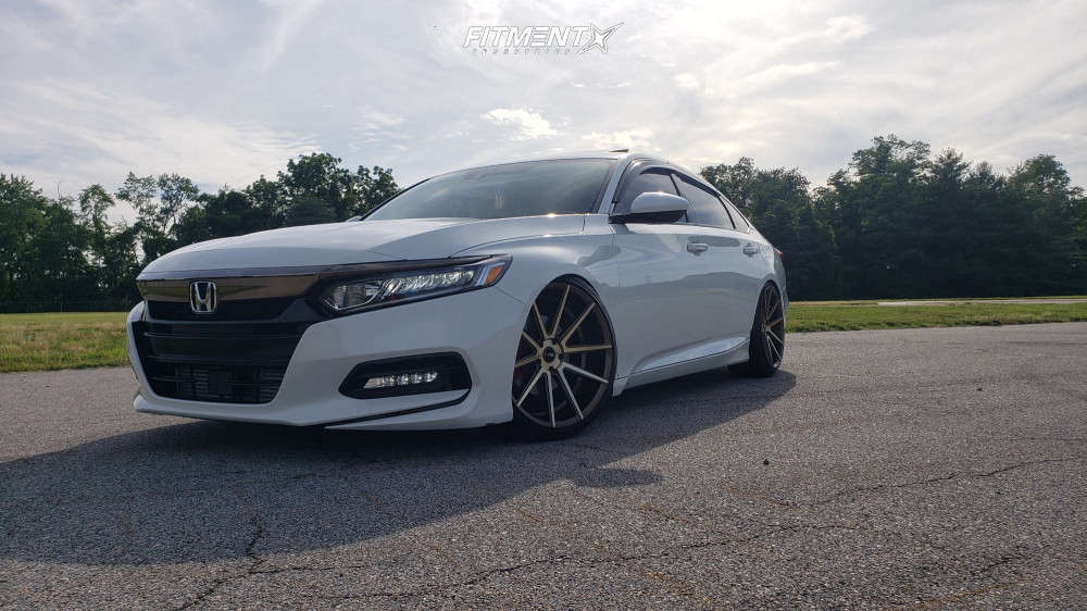 2018 Honda Accord Sport with 20x10 F1R F27 and Toyo Tires 245x35 on ...
