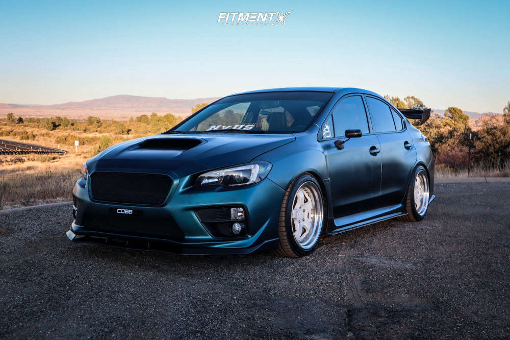 2017 Subaru WRX Premium with 18x9.5 ESR Sr06 and Nitto 245x40 on ...