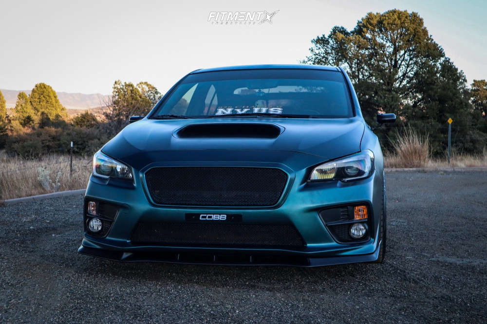 2017 Subaru WRX Premium with 18x9.5 ESR Sr06 and Nitto 245x40 on ...