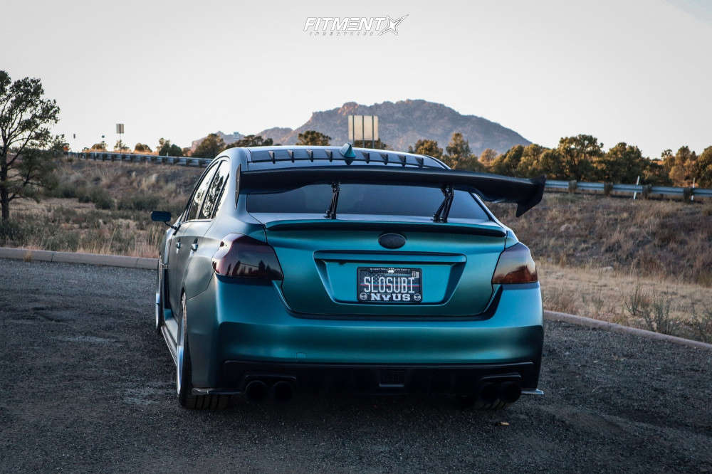 2017 Subaru WRX Premium with 18x9.5 ESR Sr06 and Nitto 245x40 on ...