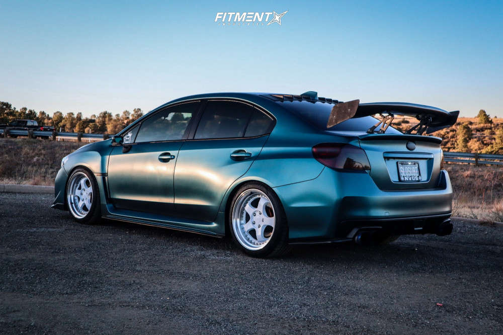 2017 Subaru WRX Premium with 18x9.5 ESR Sr06 and Nitto 245x40 on ...