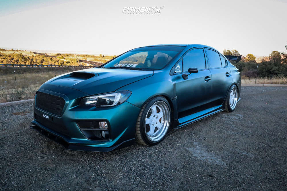 2017 Subaru WRX Premium with 18x9.5 ESR Sr06 and Nitto 245x40 on ...