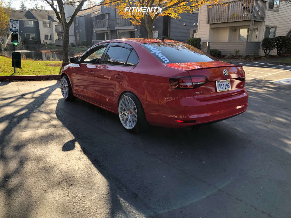 2016 Volkswagen Jetta Sport with 18x8.5 Rotiform Blq and Achilles ...