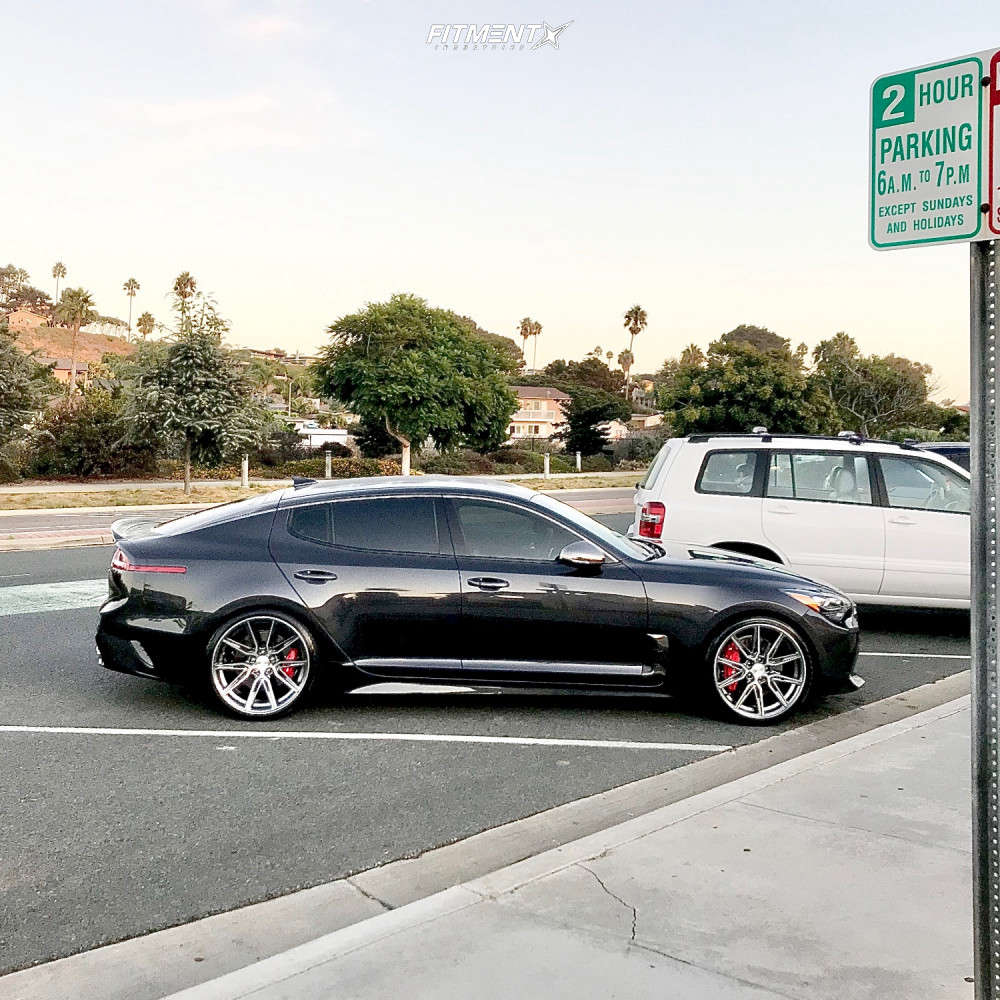 2018 Kia Stinger GT with 20x9 Niche Gemello and Toyo Tires 245x35 on Lowering Springs | 832631 ...