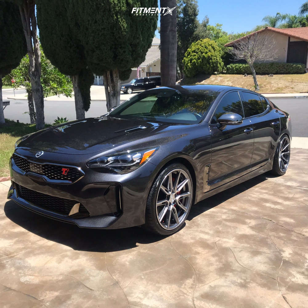 2018 Kia Stinger GT with 20x9 Niche Gemello and Toyo Tires 245x35 on Lowering Springs | 832631 ...