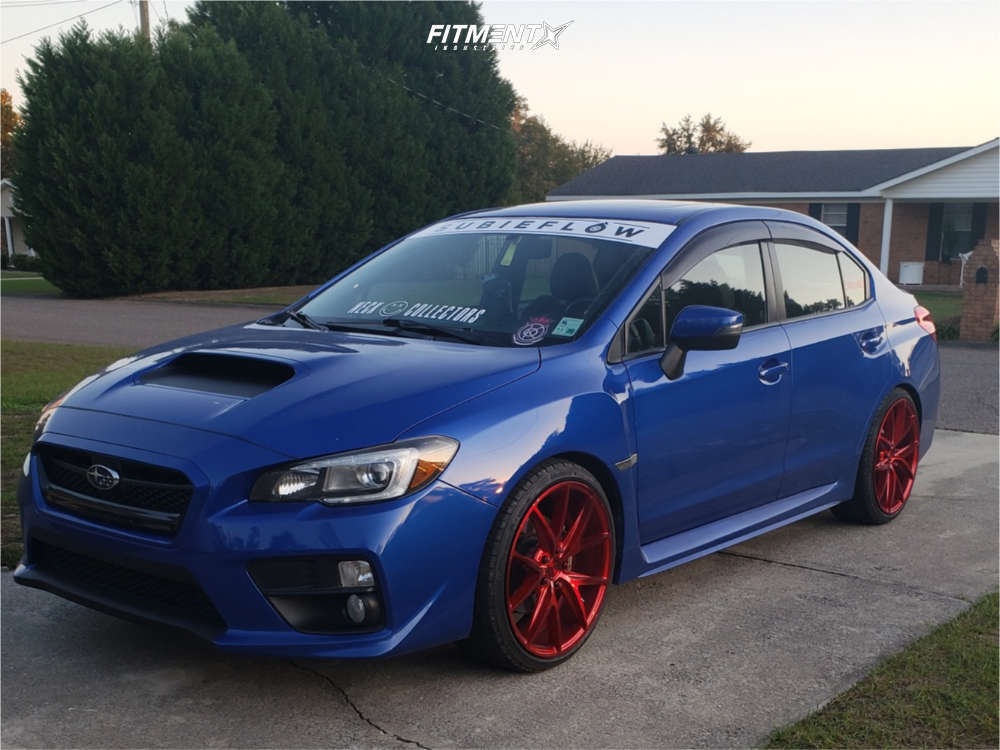2017 Subaru WRX Limited with 20x9 Niche Misano and Delinte 235x35 on ...