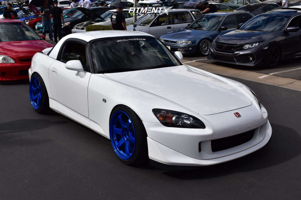 2004 Honda S2000 Base with 18x9.5 Rays Engineering Te37 and Firestone ...
