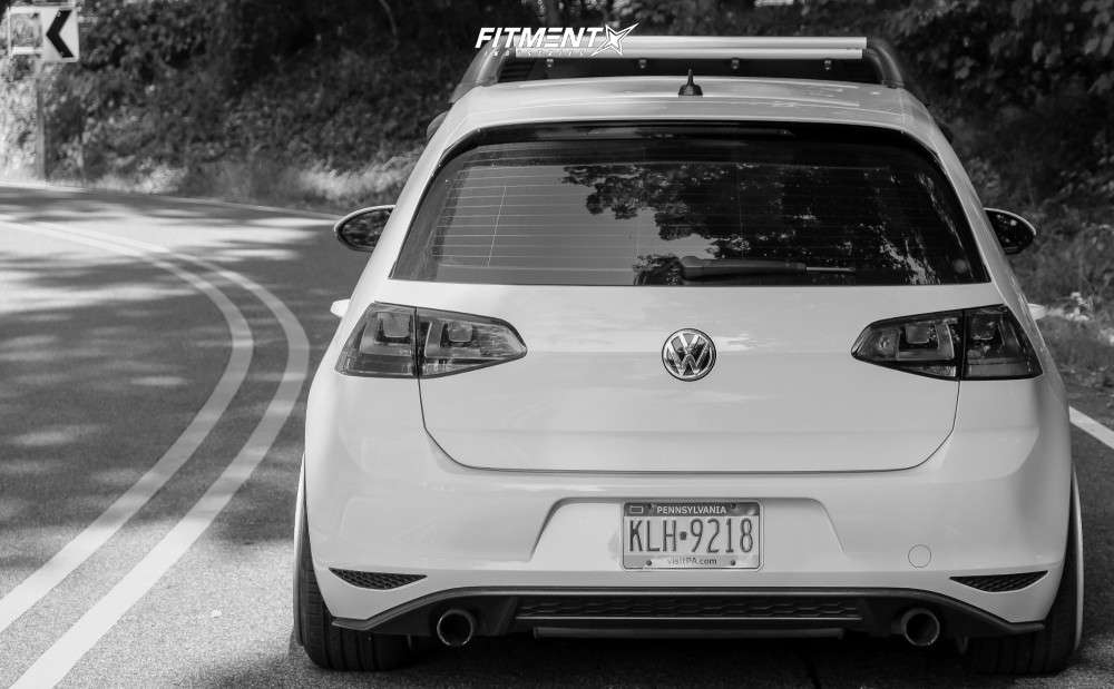 2017 Volkswagen GTI S with 18x9.5 Rotiform Lsr and Nankang 215x35 on ...