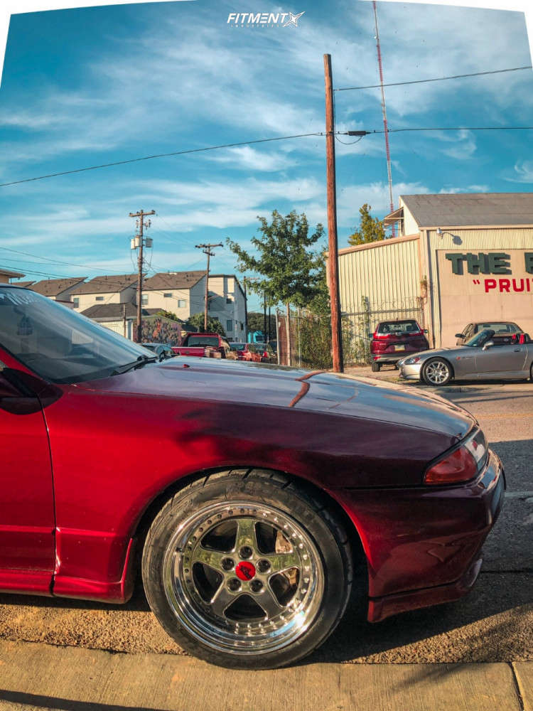 1991 Nissan GT-R Base with 17x10 Work BRS Poison and Federal 255x40 on ...