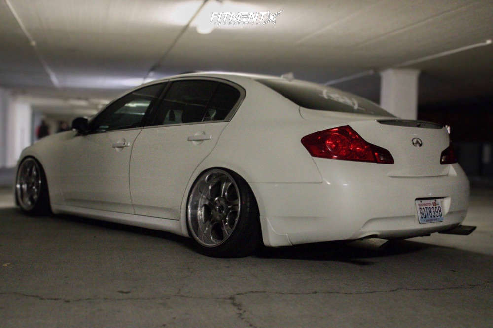 2007 INFINITI G35 Sport with 19x9.5 Work Euroline and Nankang 245x35 on ...