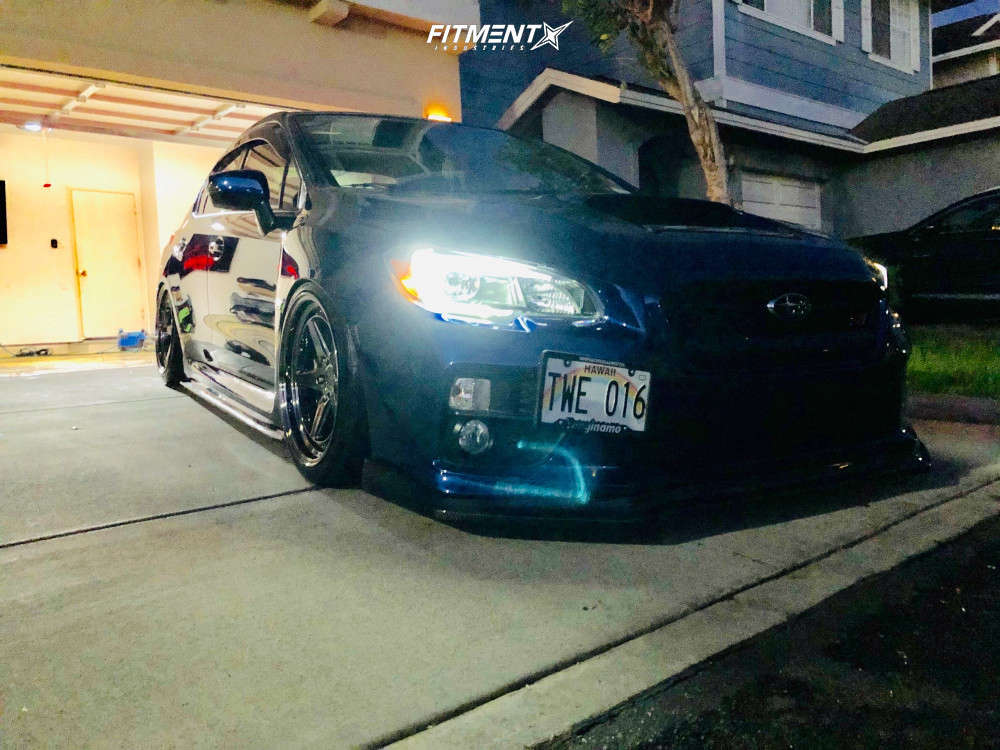 2017 Subaru WRX STI Limited with 18x9.5 Aodhan Ds05 and Dunlop 235x40 ...