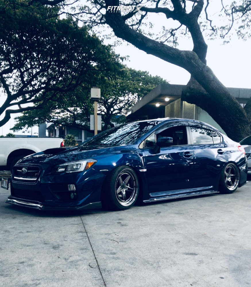 2017 Subaru WRX STI Limited with 18x9.5 Aodhan Ds05 and Dunlop 235x40 ...