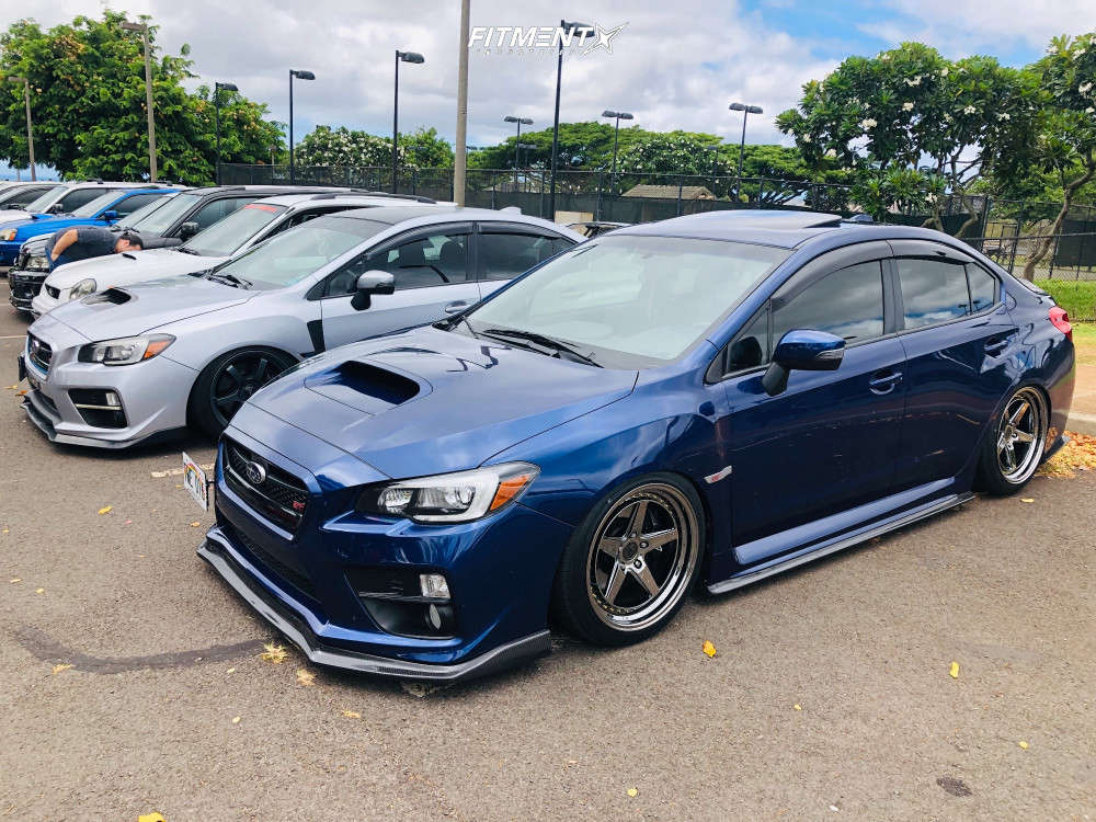 2017 Subaru WRX STI Limited with 18x9.5 Aodhan Ds05 and Dunlop 235x40 ...