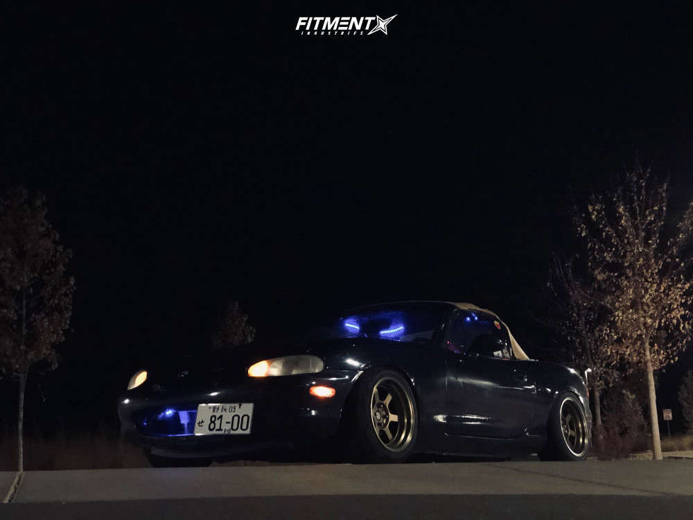 1999 Mazda MX-5 Miata Base with 15x8 MST Time Attack and Hankook 195x50 ...