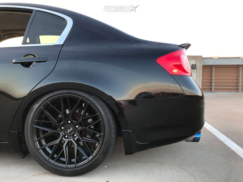 2011 INFINITI G37 X with 19x9.5 Niche Gamma and Continental 245x40 on ...