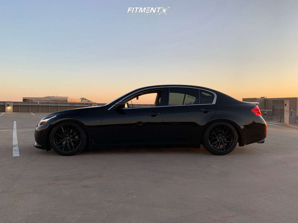 2011 INFINITI G37 X with 19x9.5 Niche Gamma and Continental 245x40 on ...