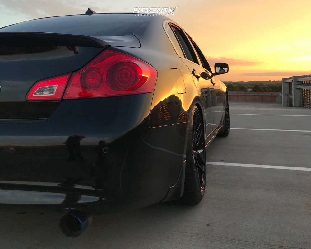 2011 INFINITI G37 X with 19x9.5 Niche Gamma and Continental 245x40 on ...
