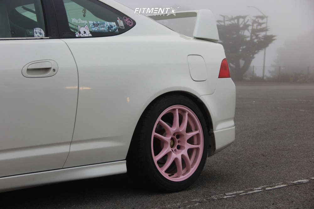 2002 Acura RSX Type-S with 17x8 Work Emotion and Federal 225x45 on ...