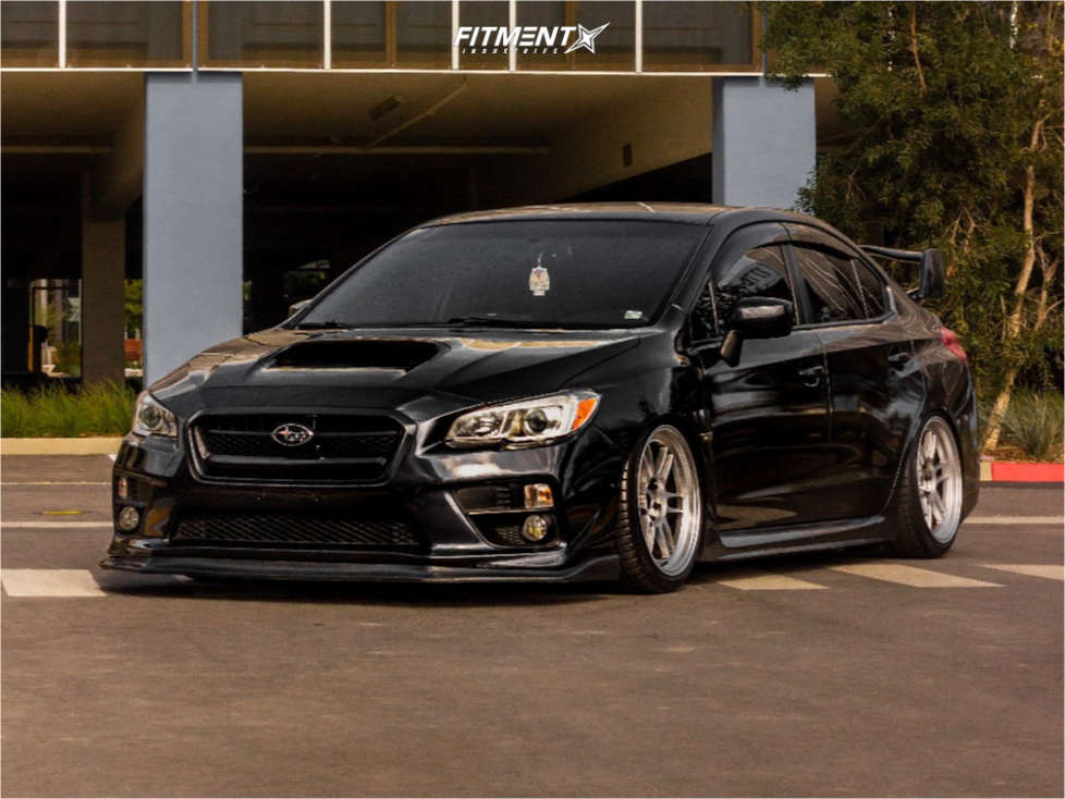 2015 Subaru WRX Limited with 18x9.5 ESR Sr11 and Michelin 245x35 on ...