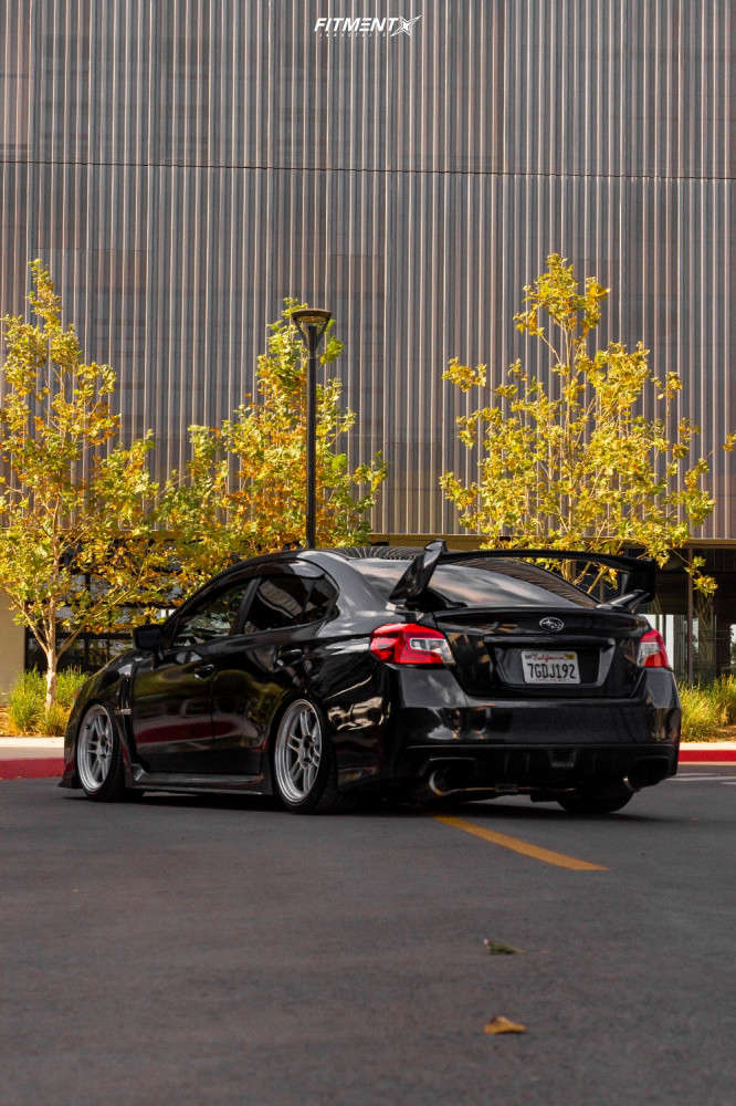 2015 Subaru WRX Limited with 18x9.5 ESR Sr11 and Michelin 245x35 on ...