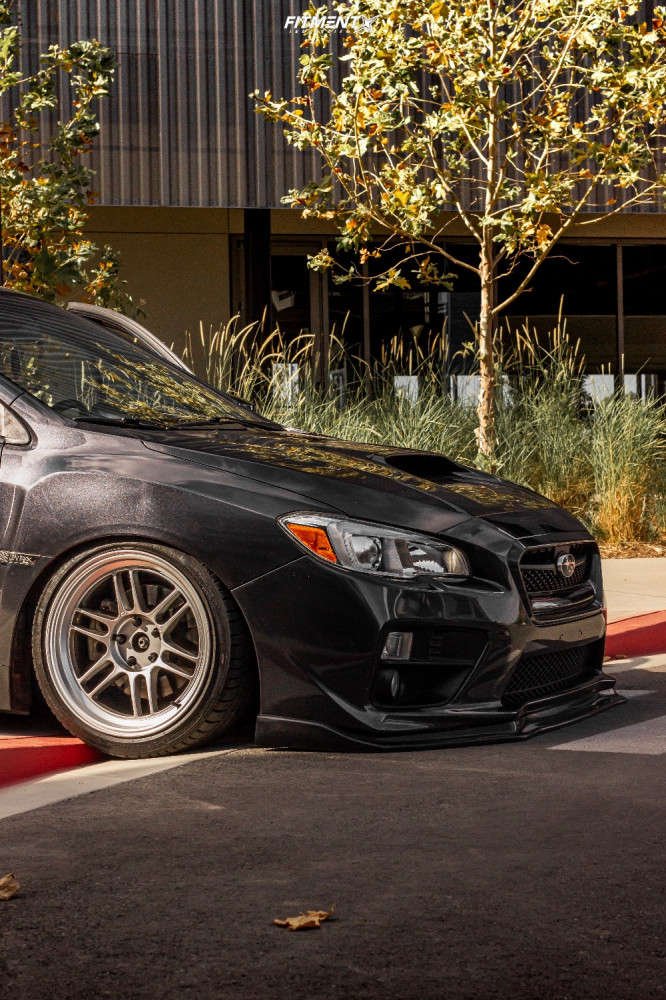 2015 Subaru WRX Limited with 18x9.5 ESR Sr11 and Michelin 245x35 on ...