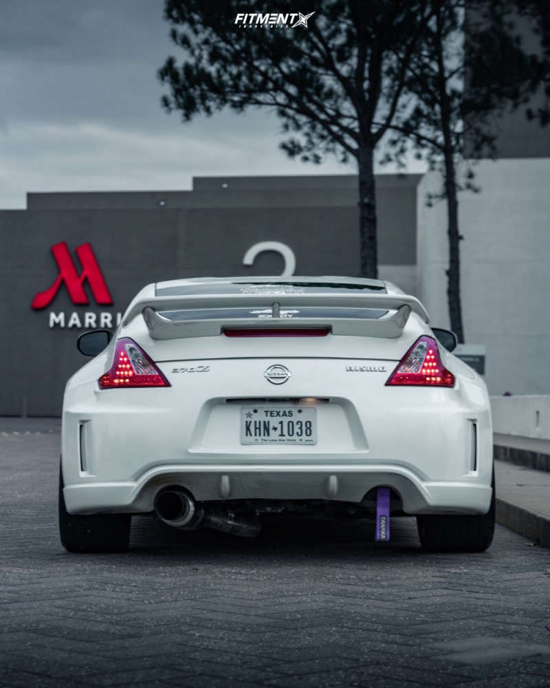 2012 Nissan 370Z Nismo with 19x9.5 Varrstoen Es2 and Yokohama 245x40 on ...