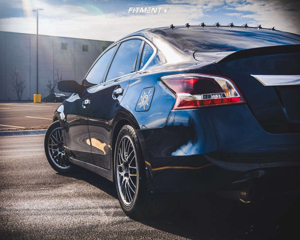 2013 Nissan Altima S with 18x7.5 Enkei Ekm3 and Uniroyal 235x45 on ...