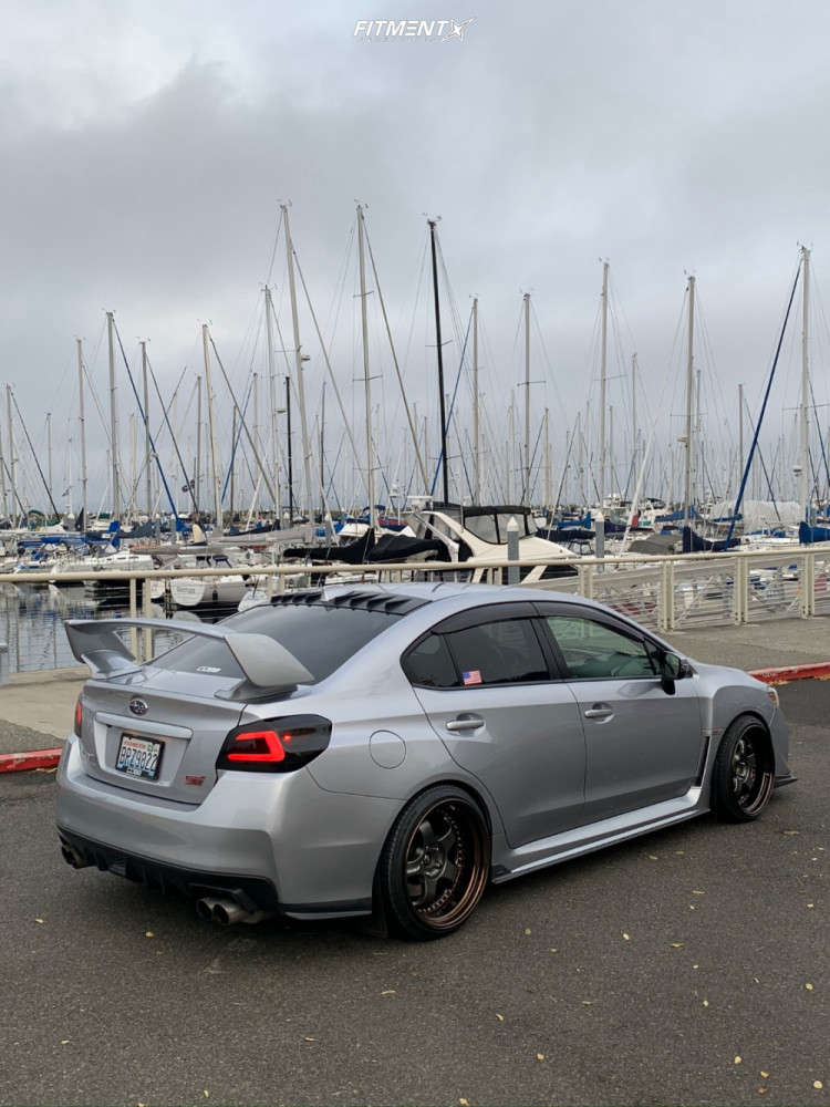 2016 Subaru WRX STI Limited with 19x9.5 Work Meister S1 3P and Nexen ...