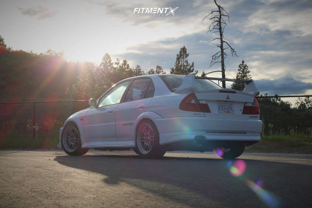 1998 Mitsubishi Lancer Base with 17x9 Enkei RPF1 and Firestone 245x40 ...