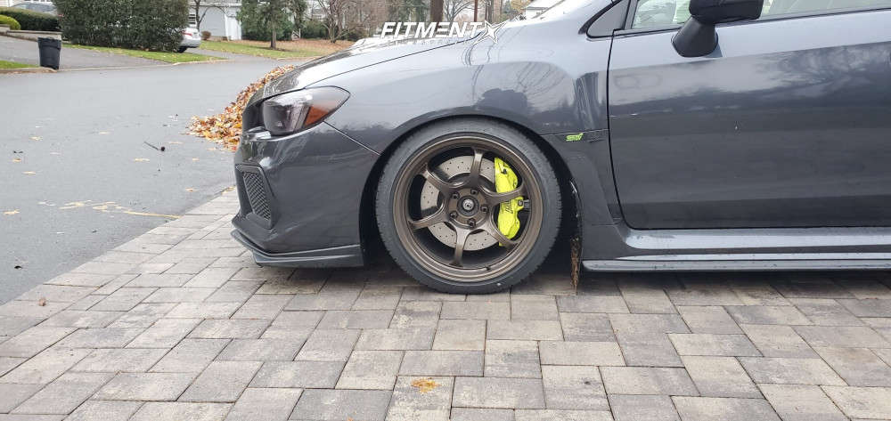 2019 Subaru WRX STI Base with 18x9.5 Advan Racing RG-D2 and Sumitomo ...