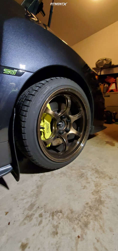 2019 Subaru WRX STI Base with 18x9.5 Advan Racing RG-D2 and Sumitomo ...