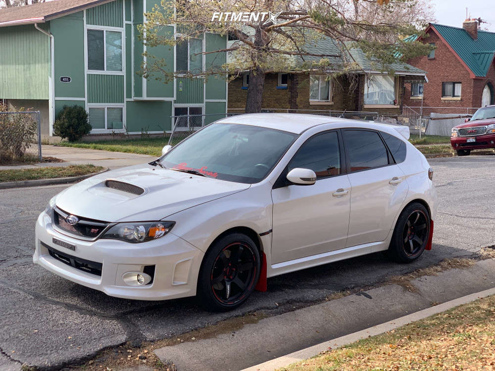 2011 Subaru WRX STI Base with 18x10 Volk Te37 Saga Time Attack Edition ...