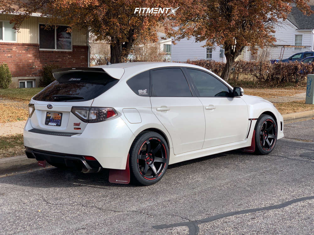 2011 Subaru WRX STI Base with 18x10 Volk Te37 Saga Time Attack Edition ...