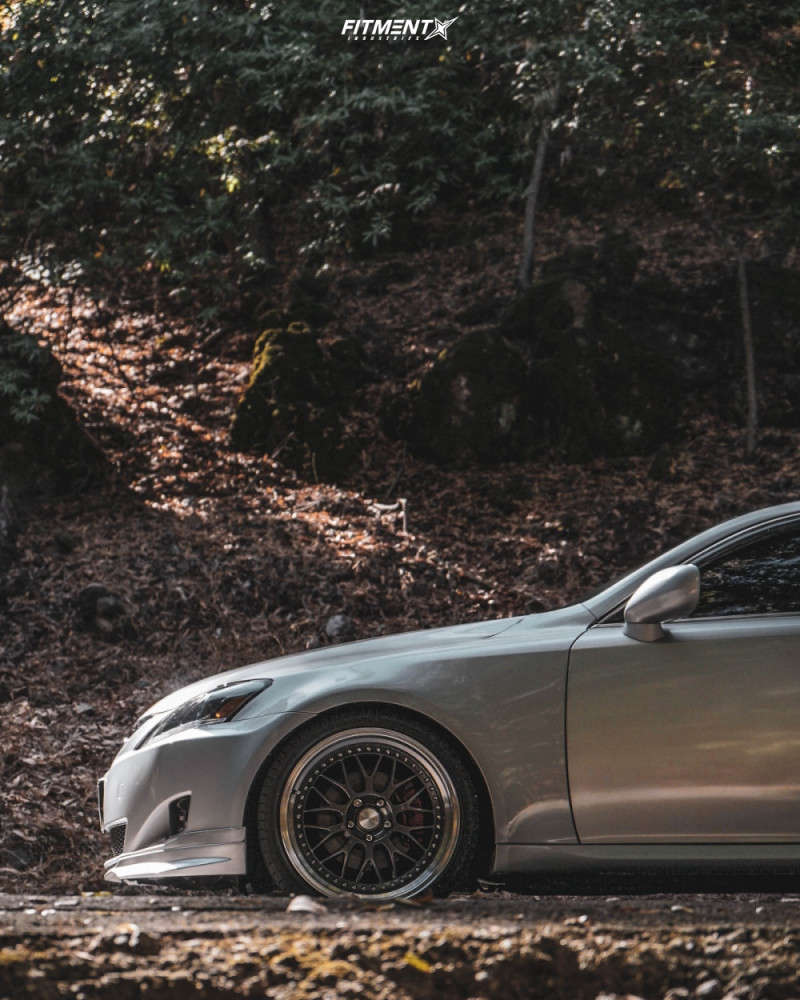 2006 Lexus IS250 4dr Sedan (2.5L 6cyl 6A) with 19x8.5 ESR Sr01 and Accelera 225x35 on Air ...