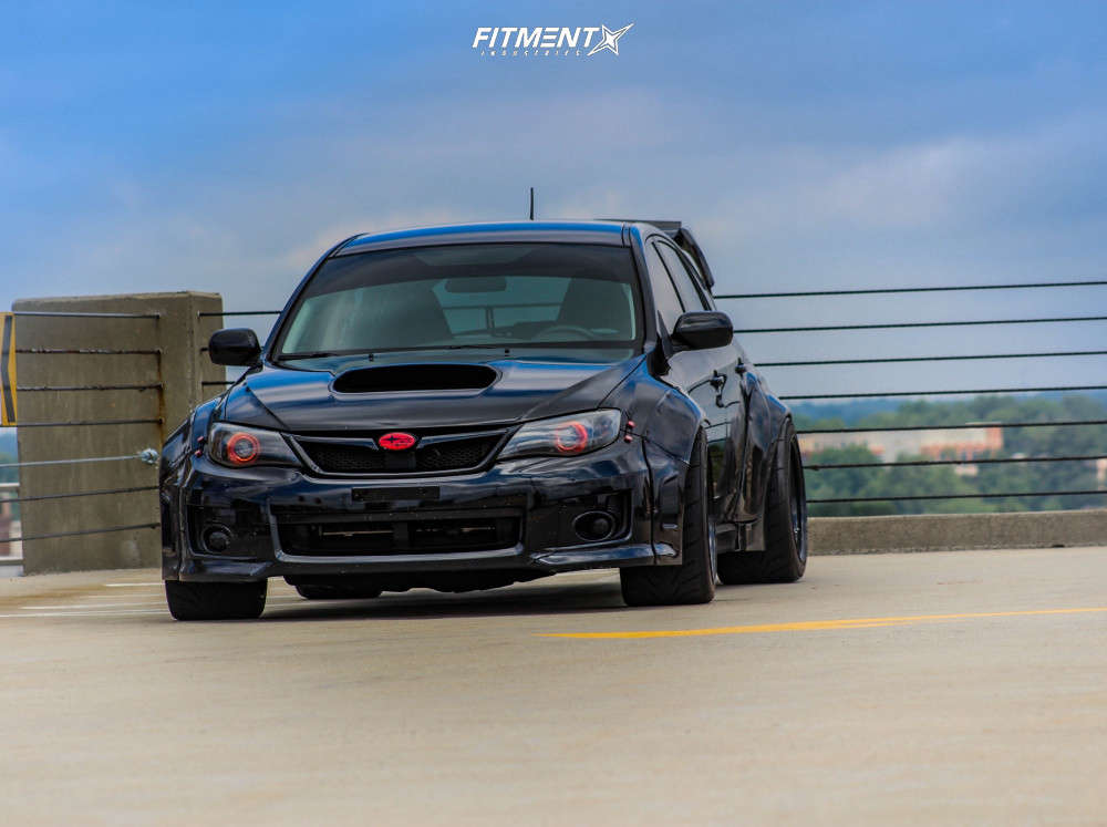 2011 Subaru WRX Base with 18x12 Rotiform Forged Six and Toyo Tires ...
