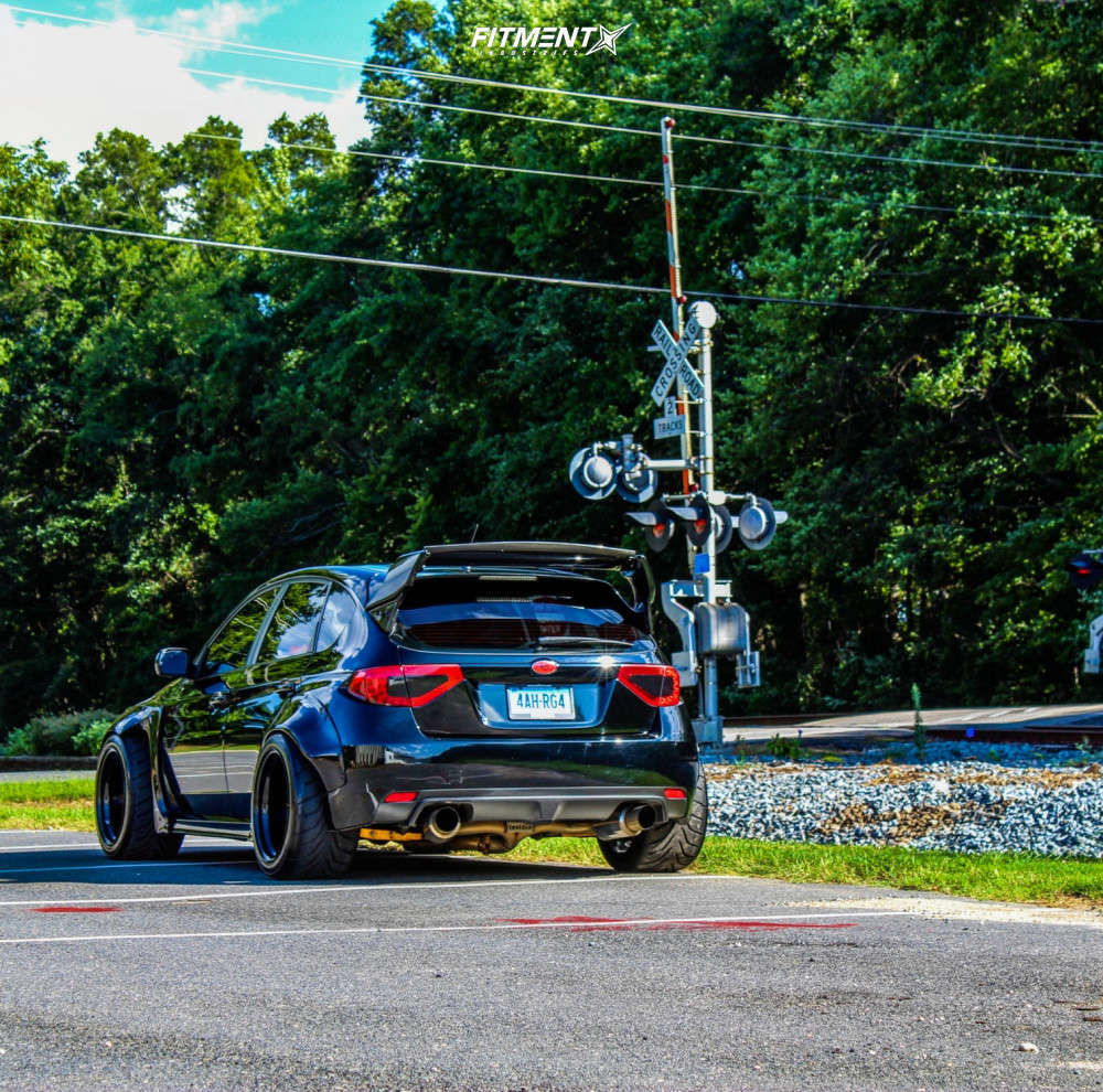 2011 Subaru WRX Base with 18x12 Rotiform Forged Six and Toyo Tires ...