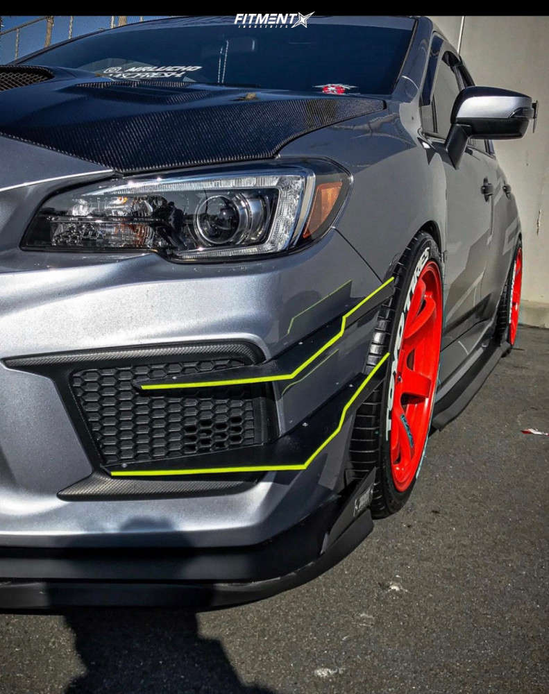 2018 Subaru WRX STI Sport with 18x9 Volk Te37 and Toyo Tires 265x25 on ...