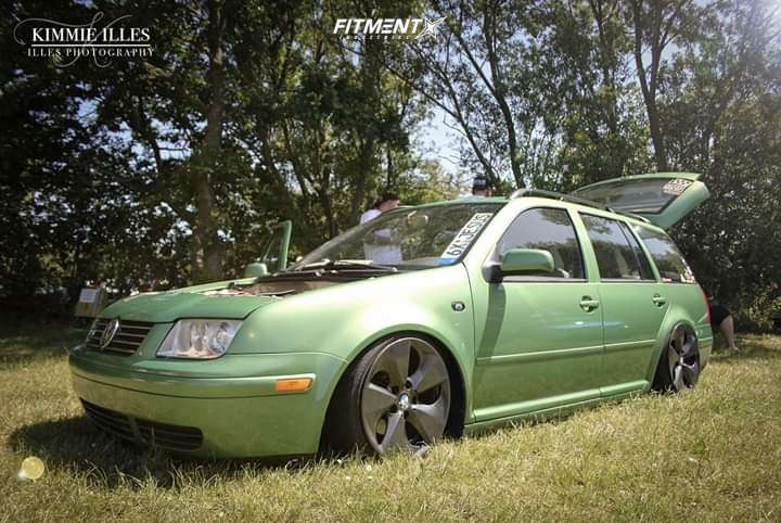 1999 Volkswagen Jetta GLX with 17x8 OEM Wheels Style 363 and Nankang ...