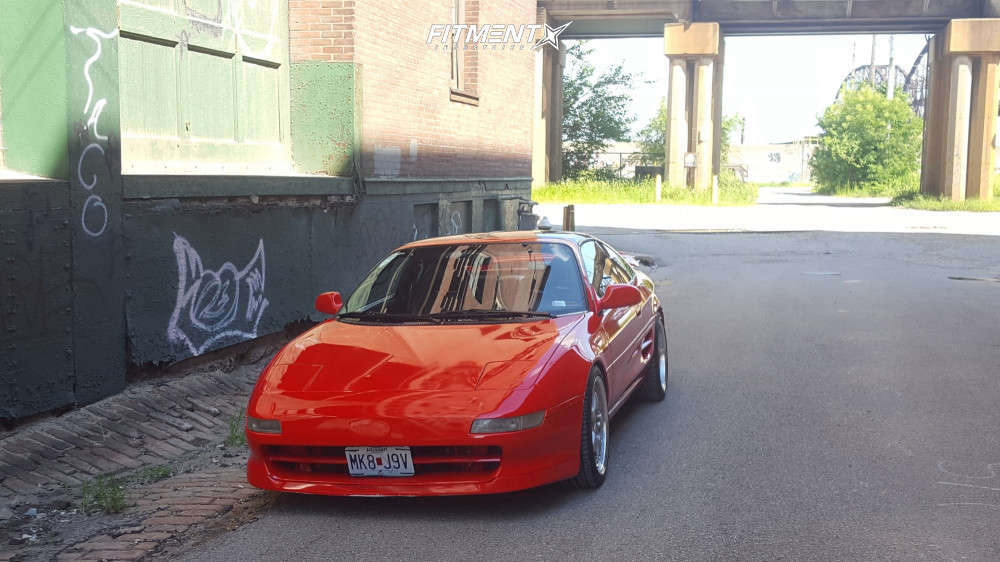 1993 Toyota MR2 Turbo with 17x8.5 Rays Engineering Super Xiphos and ...
