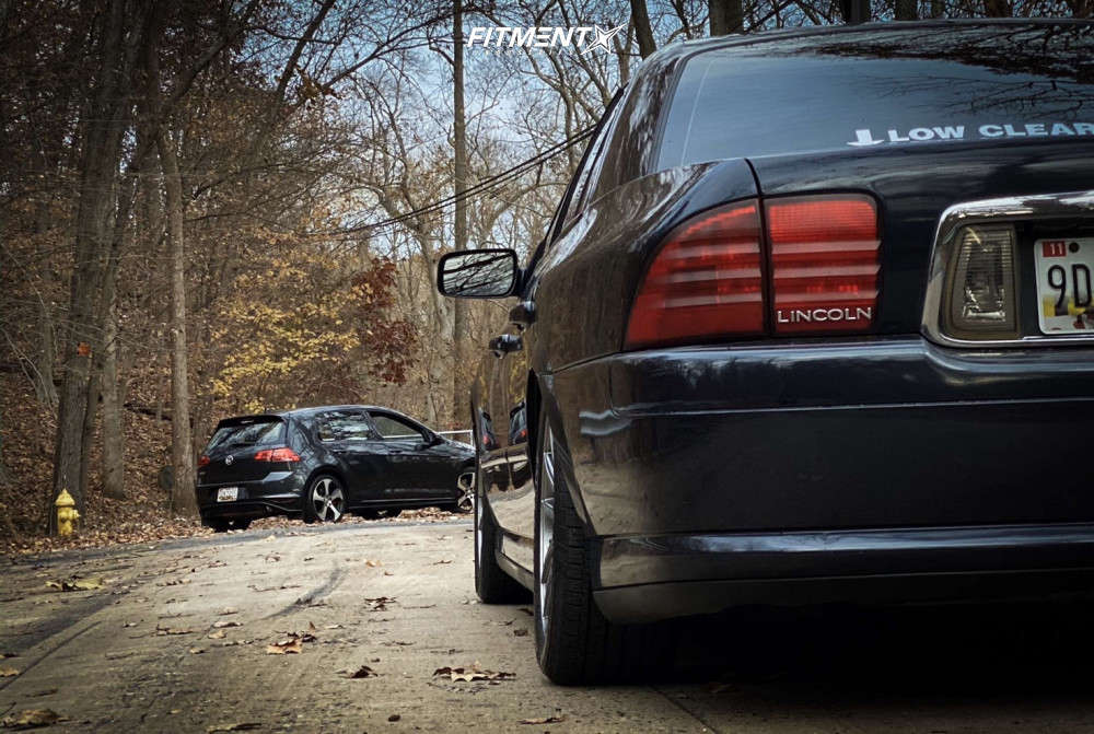 2000 Lincoln LS Base with 17x8 Konig Oversteer and Goodyear 235x50 on ...