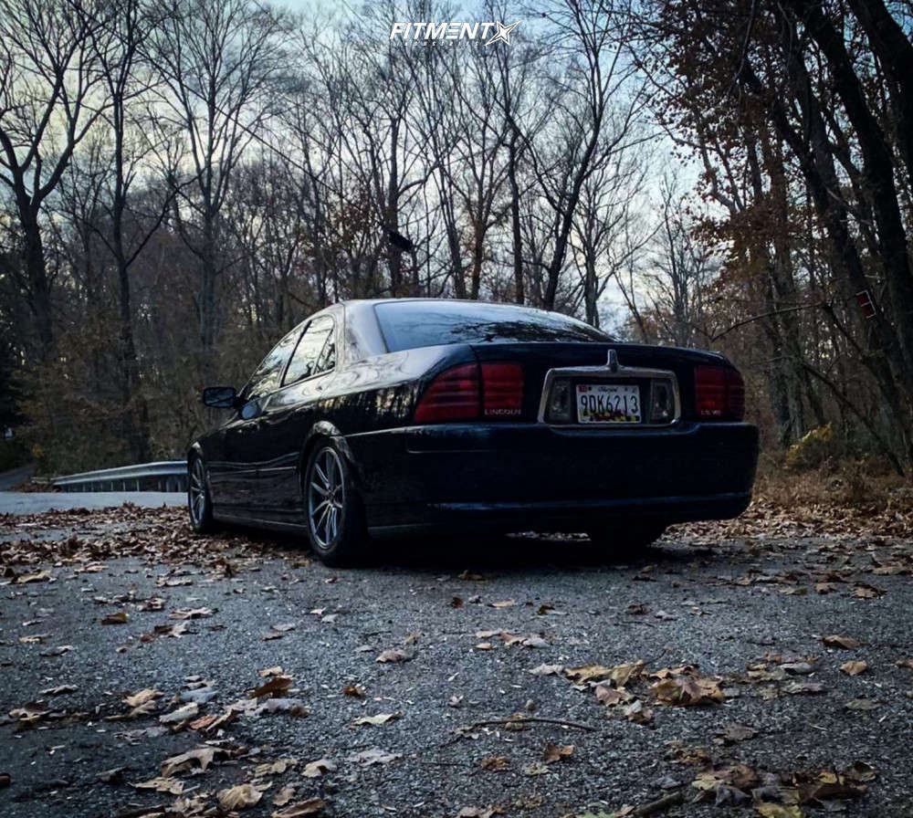 2000 Lincoln LS Base with 17x8 Konig Oversteer and Goodyear 235x50 on ...